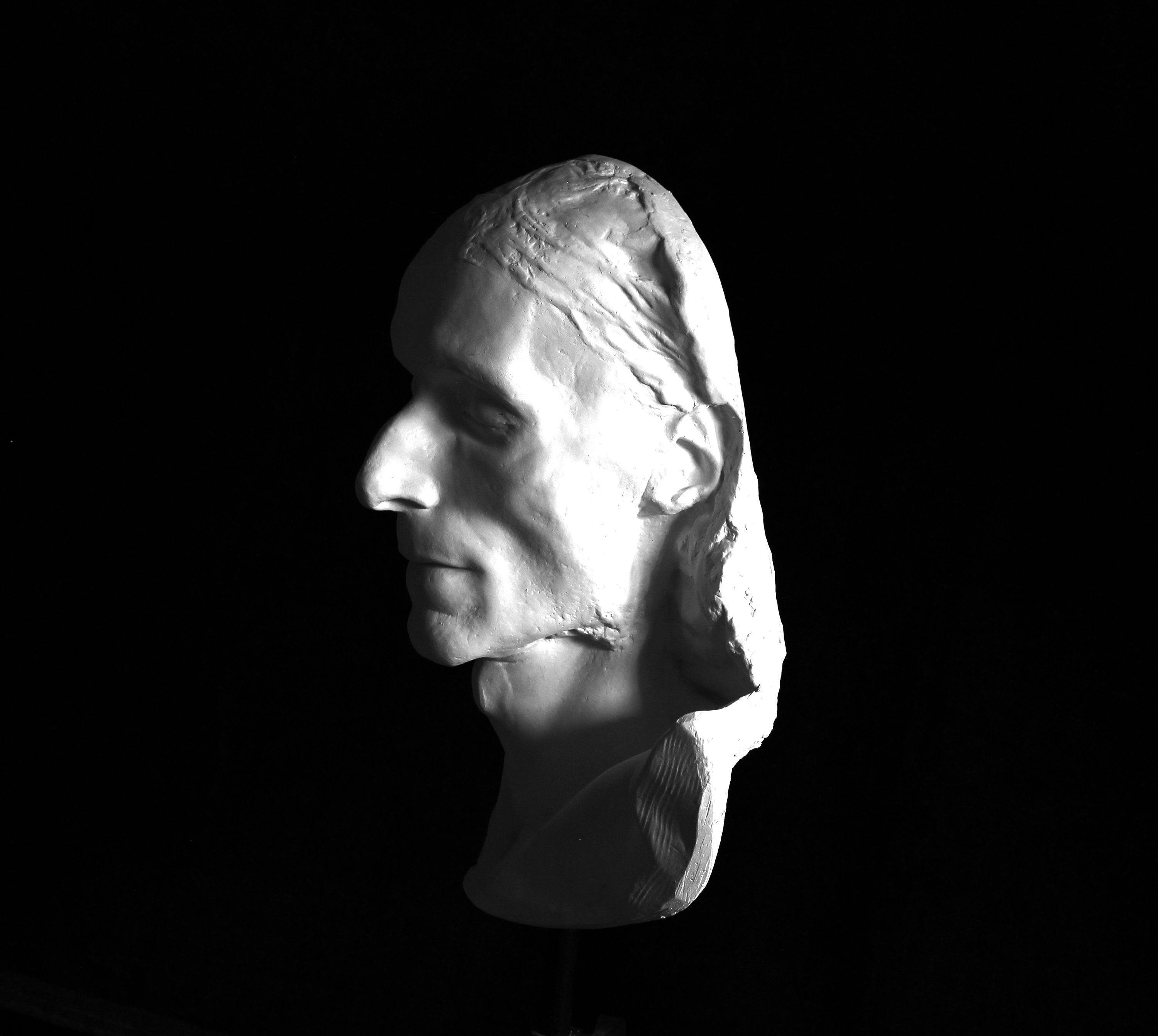 Andrea Appiani Death Mask, Plaster Cast Sculpture Death Mask, Handmade ...