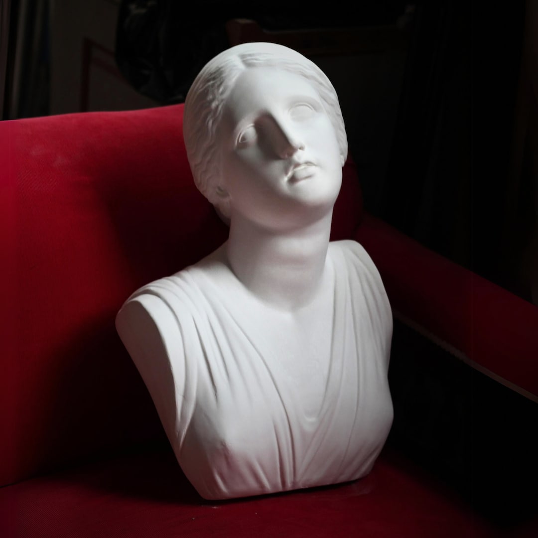 Plaster Bust of Niobe, Large Greek Mythology Sculpture - Etsy