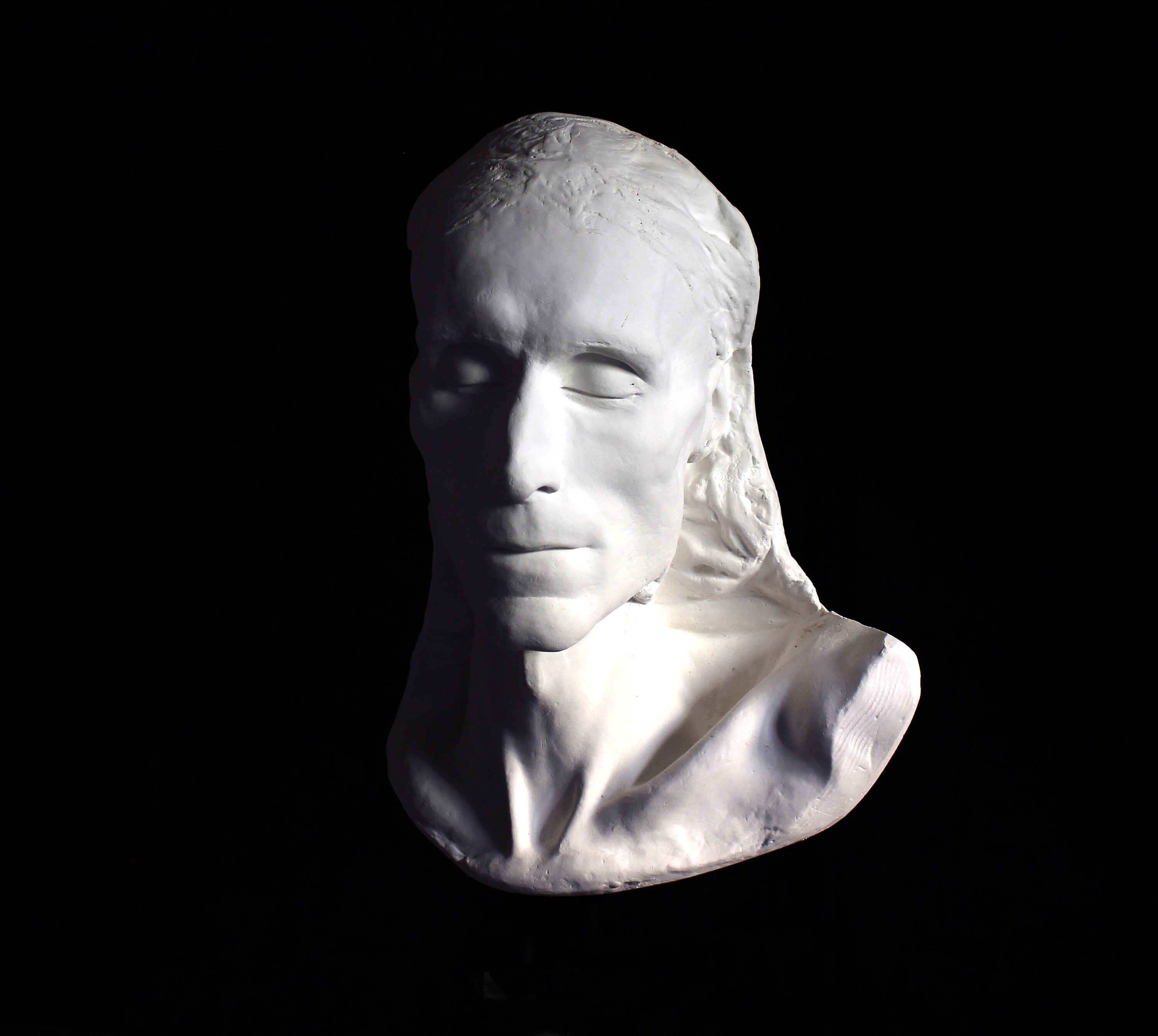 Andrea Appiani Death Mask, Plaster Cast Sculpture Death Mask, Handmade ...