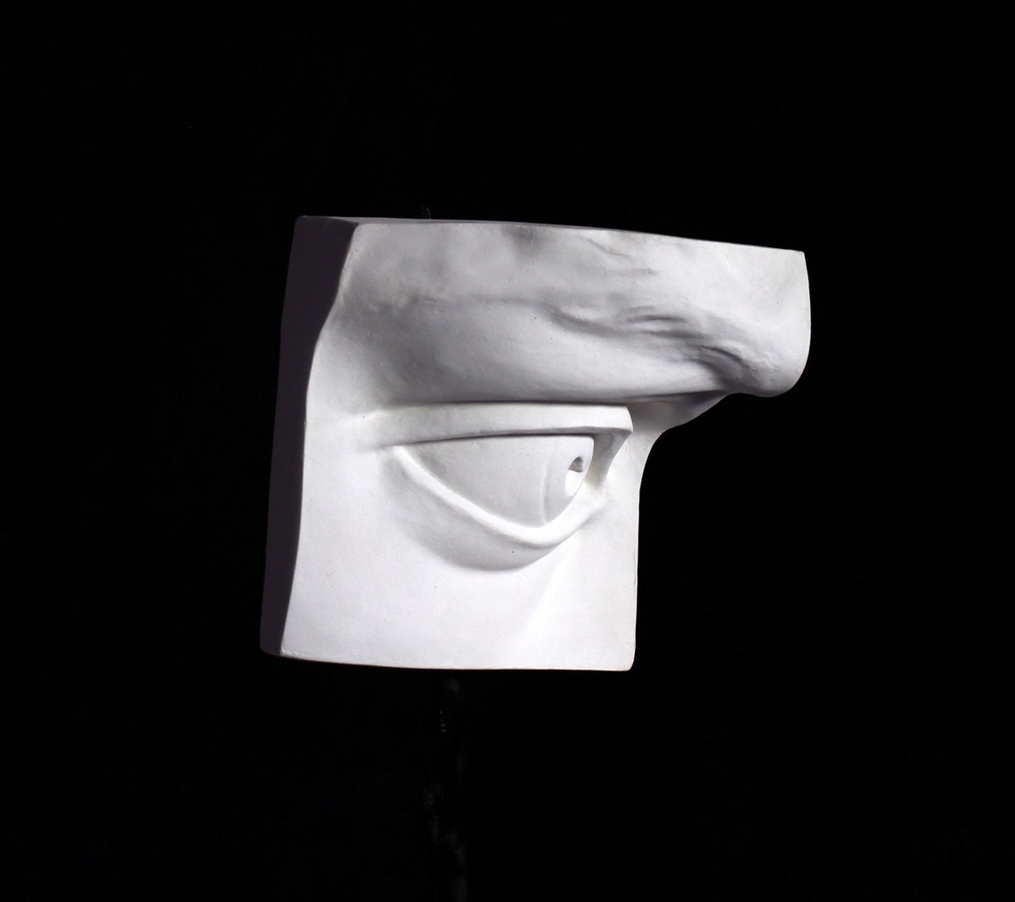 Plaster Cast of Michelangelo's David Eye Sculpture. Male - Etsy