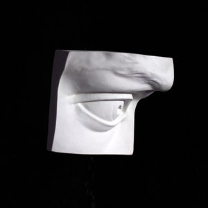 Plaster Cast of Michelangelo's David, Eye Sculpture. Male Sculpture ...