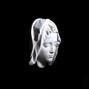 Mary Mask From Pietà, Blessed Virgin Mary by Michelangelo, Madonna ...