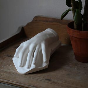 Frédéric Chopin's Hand, Plaster Cast Wall Sculpture, Handmade by ...