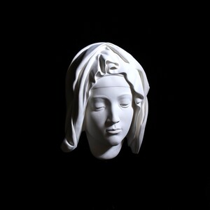 Mary Mask From Pietà, Blessed Virgin Mary by Michelangelo, Madonna ...