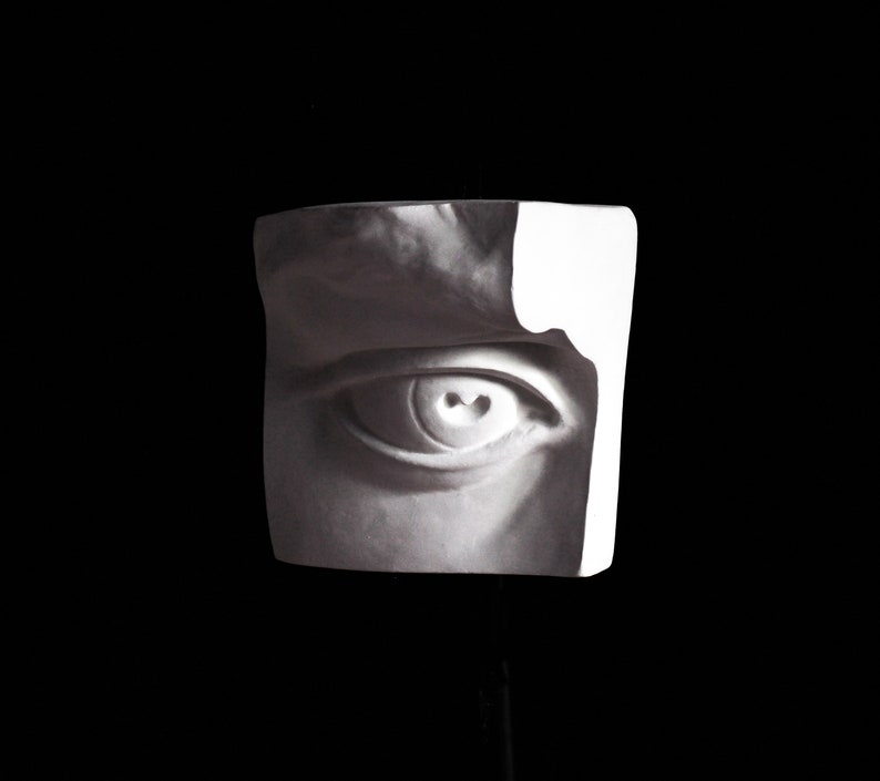 Plaster Cast of Michelangelo's David, Eye Sculpture. Male Sculpture ...