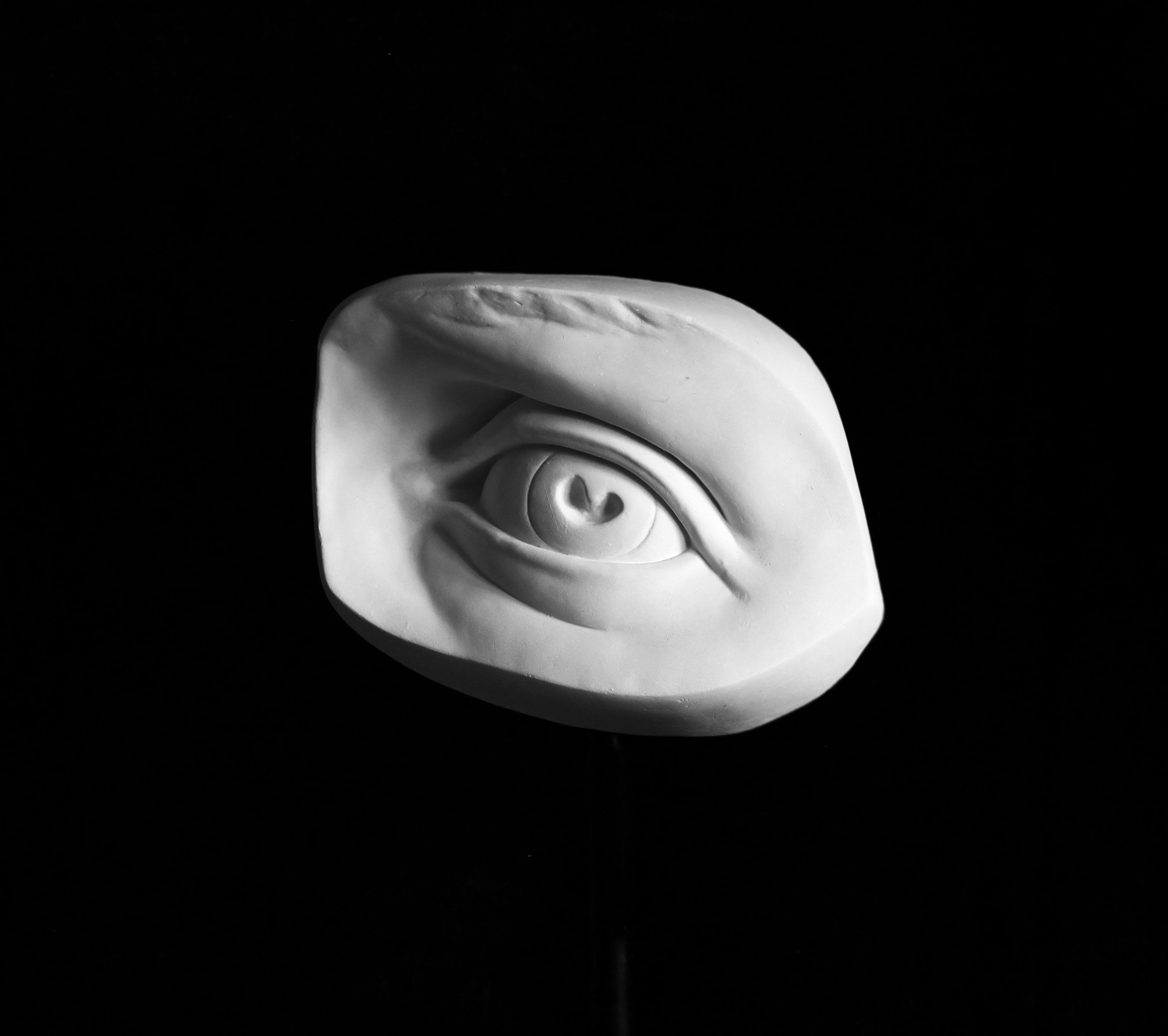 Plaster Cast of Michelangelo's David, Eye Sculpture. Male Sculpture ...