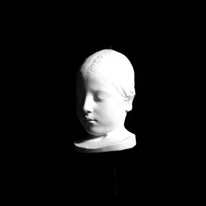 Death Mask of a Child, Young Girl Mortuary Plaster Cast, Angelic Baby ...