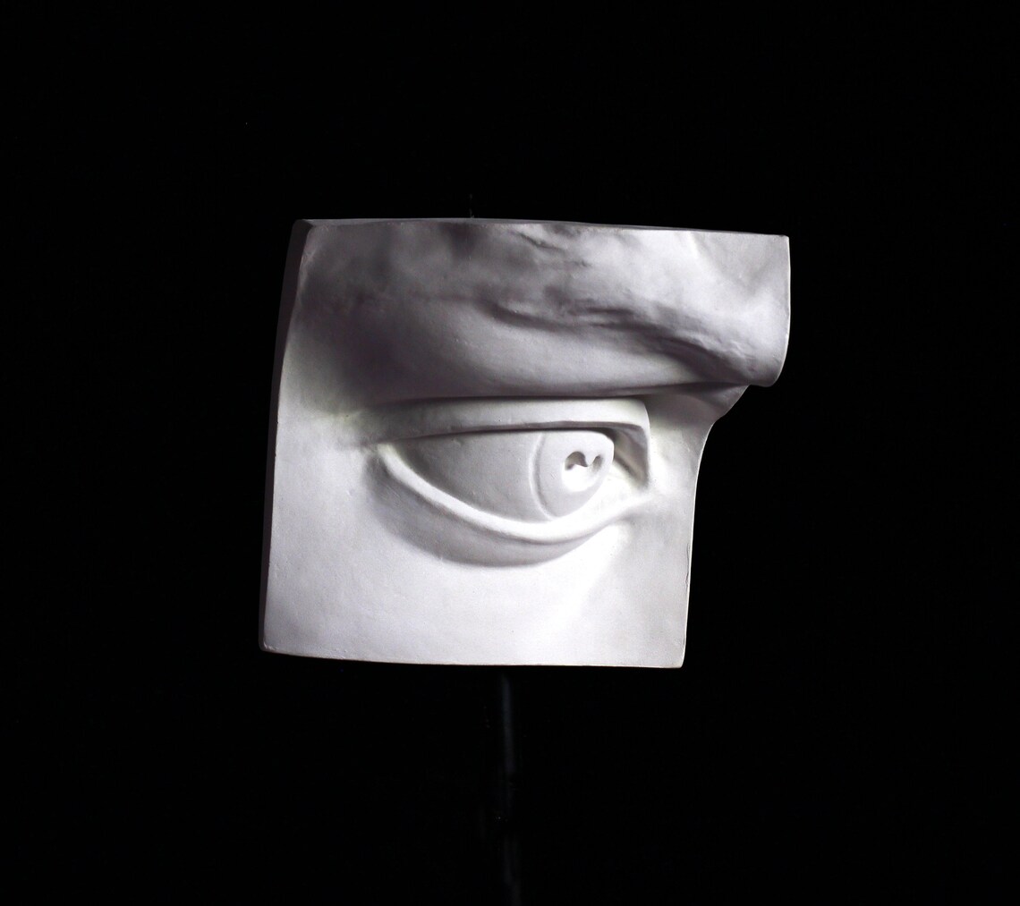 Plaster Cast of Michelangelo's David Eye Sculpture. Male - Etsy