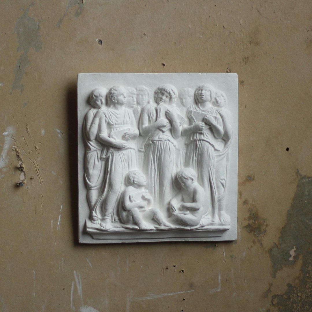 Luca Della Robbia "music of the Lyre" Plaster Relief – Renaissance Wall ...