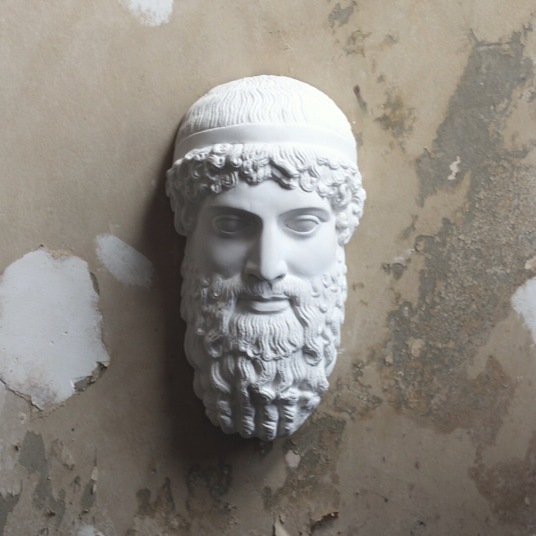 Hellenistic Style Plaster Cast, Handmade Greek Wall Sculpture ...