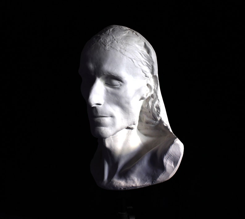 Andrea Appiani Death Mask Plaster Cast for Cast Drawing - Etsy