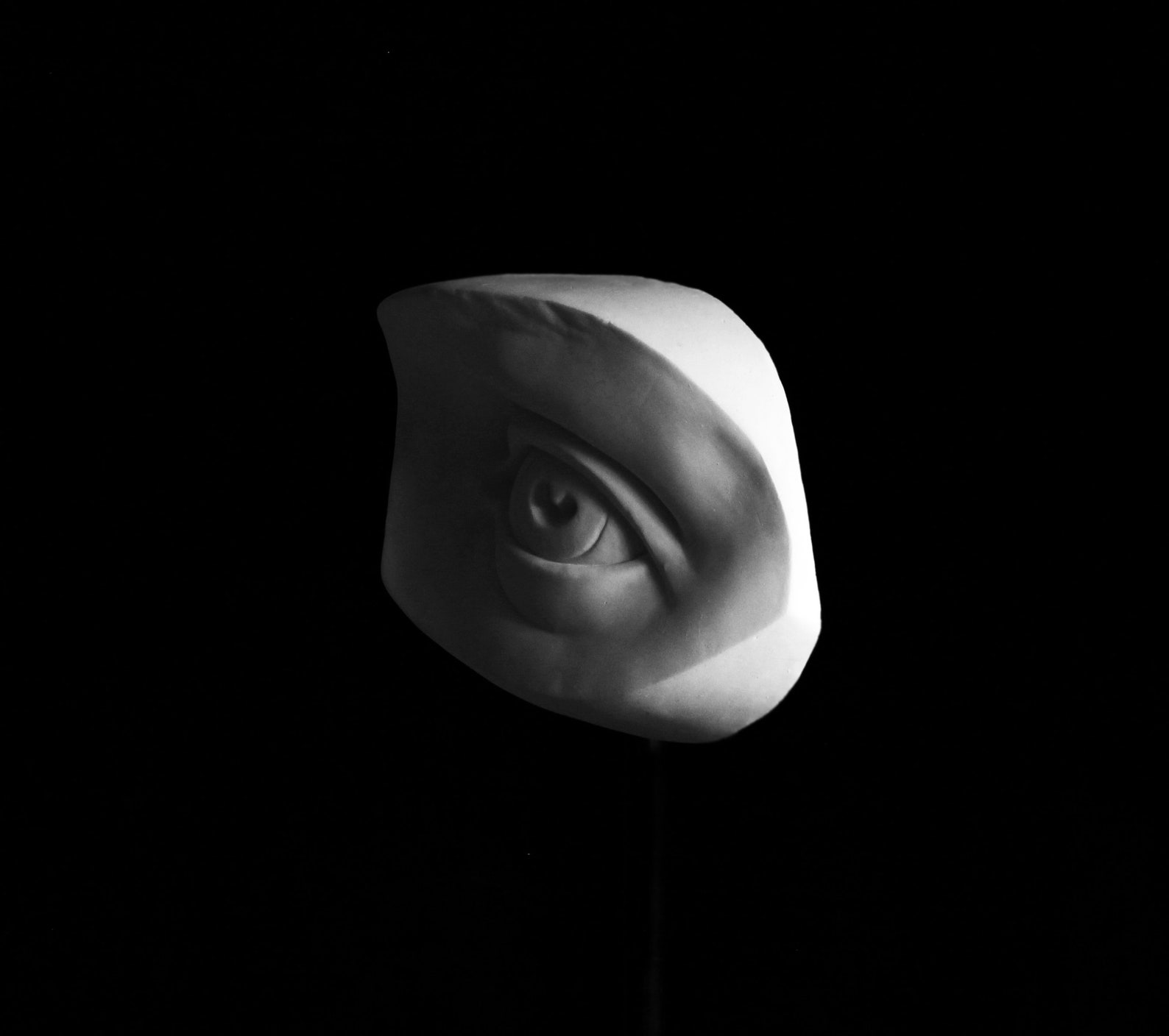 Plaster Cast of Michelangelo's David, Eye Sculpture. Male Sculpture ...