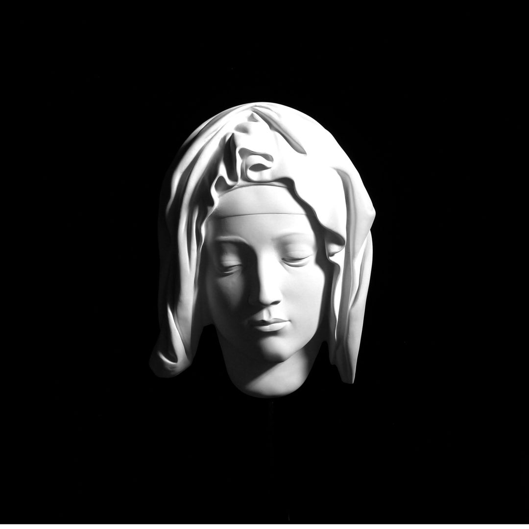 Mary Mask From Pietà Blessed Virgin Mary by Michelangelo - Etsy