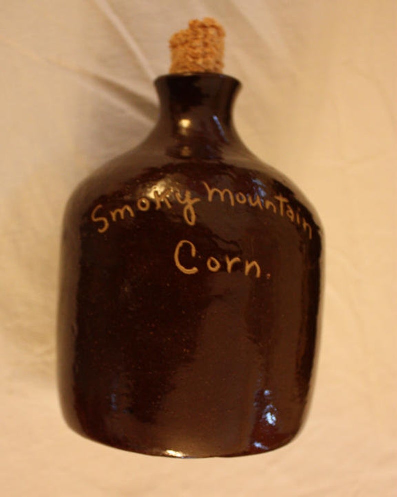 Vintage Smoky Mountain Corn Pottery Jug - Etsy
