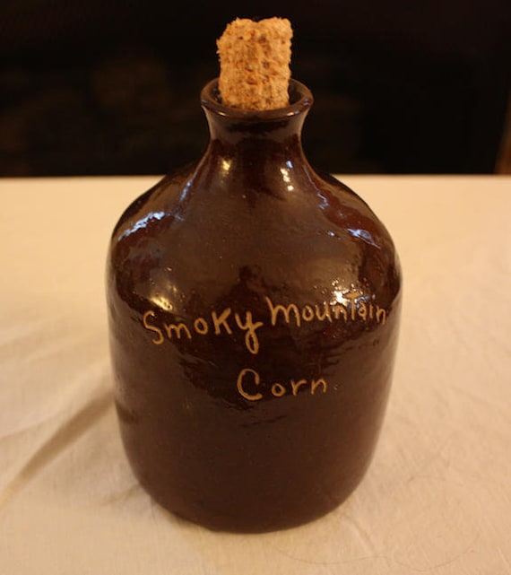 Vintage Smoky Mountain Corn Pottery Jug - Etsy