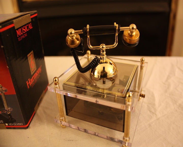 Vintage Revolving Old-fashioned Telephone Receiver Musical - Etsy