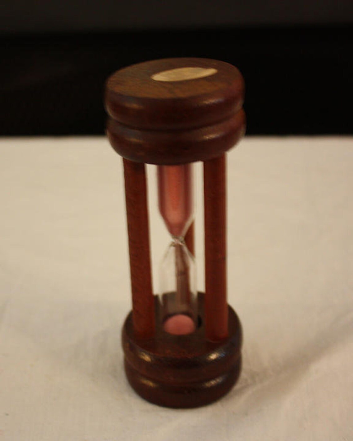Vintage Miniature Wood Egg Timer - Etsy