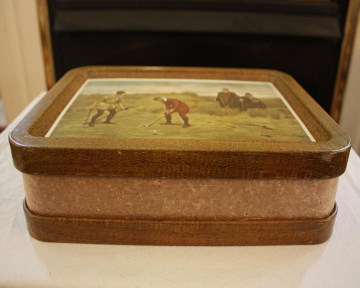 Vintage Guildcraft Golf Tin Container (empty) Made for A. G. Spalding ...