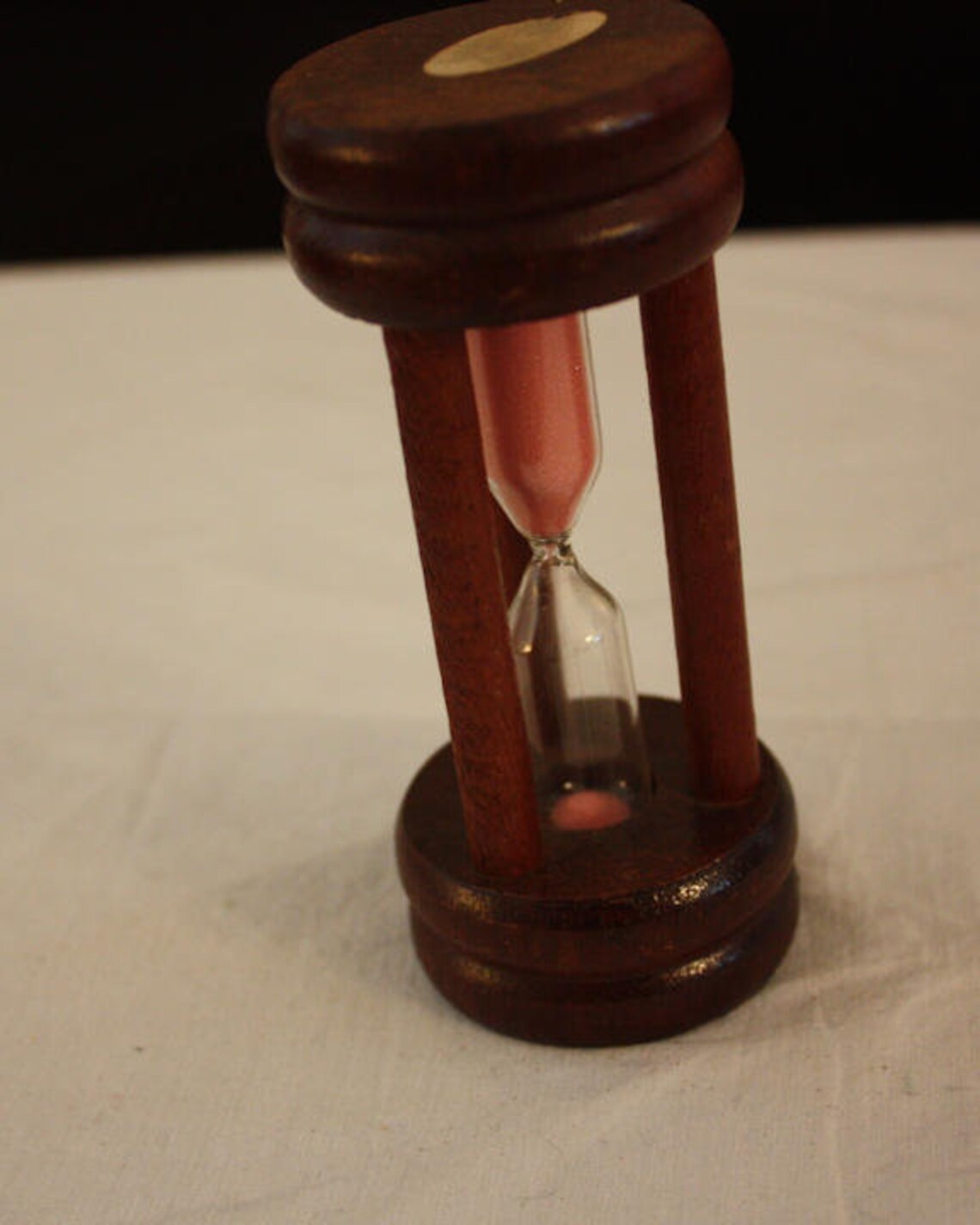 Vintage Miniature Wood Egg Timer - Etsy