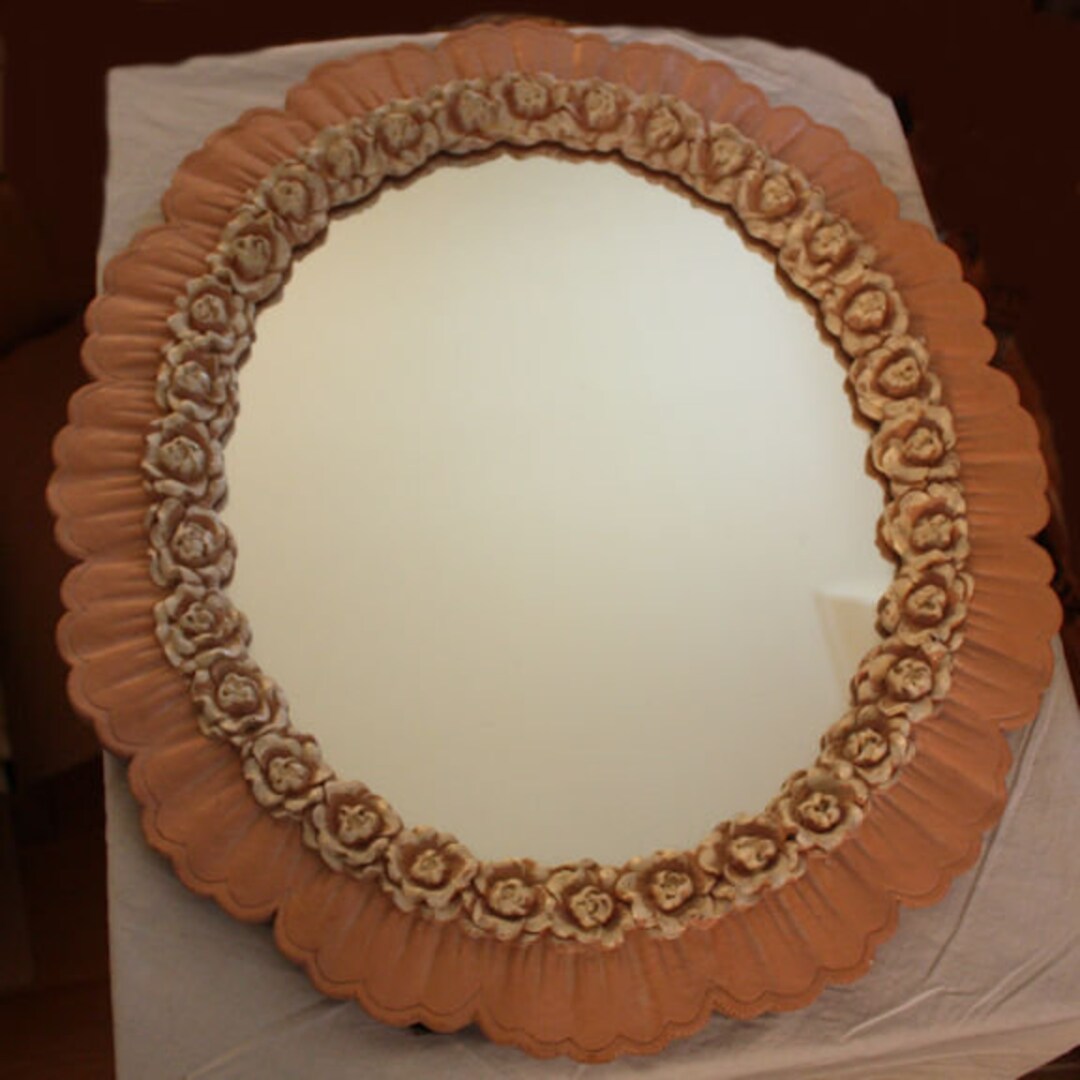 Vintage Syracuse Ornamental Company Hollywood Regency Syroco Pink Roses ...