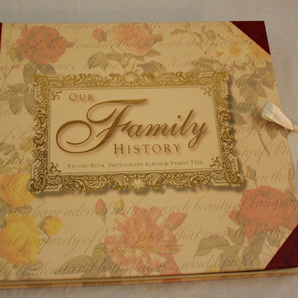 Family Tree Album - Etsy