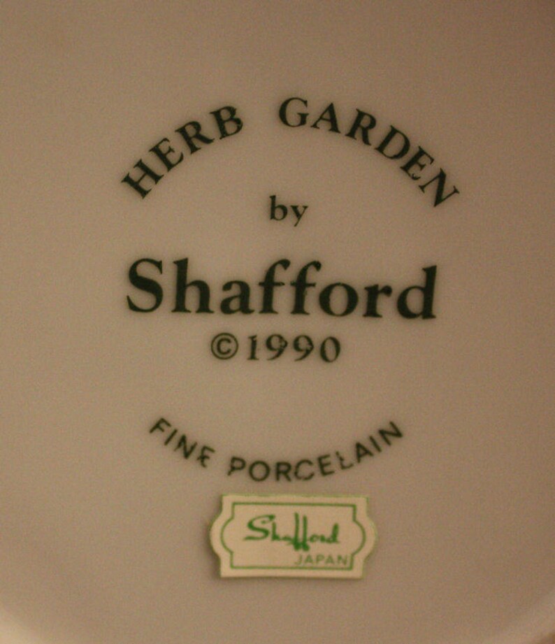 Vintage Shafford Porcelain Teapot and Lid "herb Garden" - Etsy