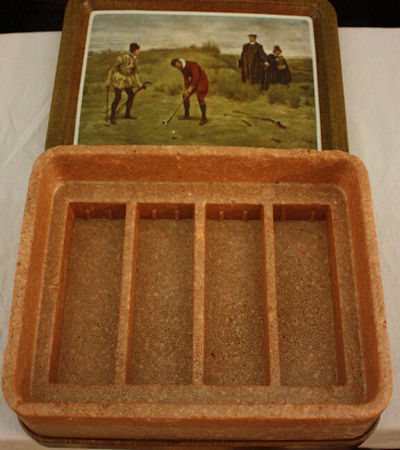 Vintage Guildcraft Golf Tin Container (empty) Made for A. G. Spalding ...