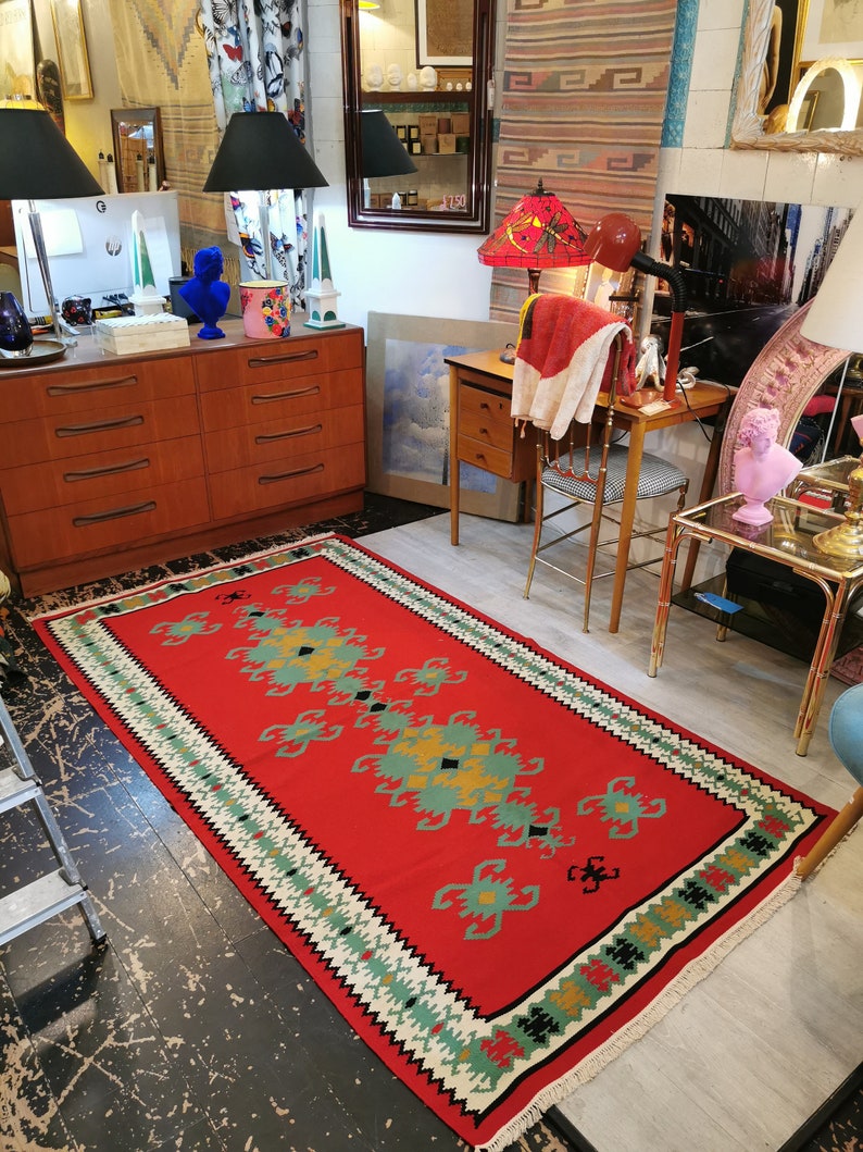 Serbian Poirot Kilim Rug - Etsy