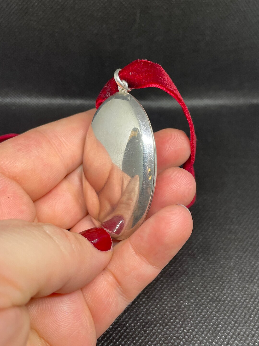 Victorian German Biedermeier Period Silver Locket With Silk Interior ...