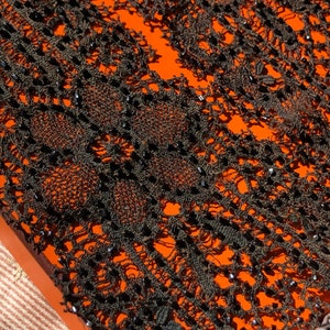 Victorian Fine Black Lace Panels MOURNING Lace Complete Handmade Beaded ...