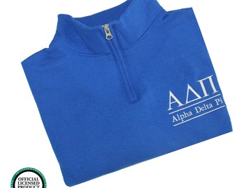 Alpha Delta Pi Sweatshirt ADPi Sweatshirt Cadet Collar | Etsy
