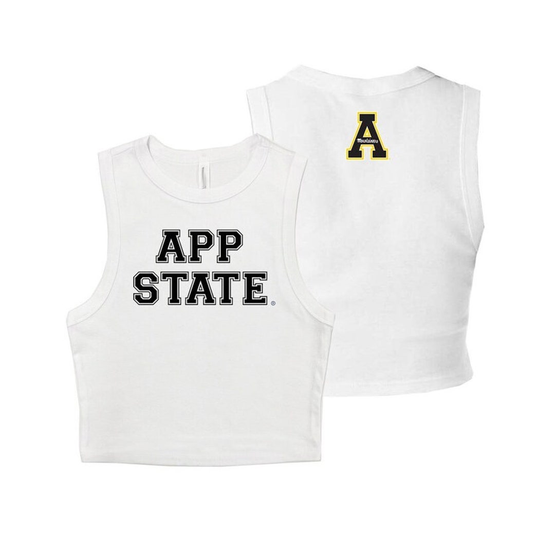 Appalachian State University Tank Top, App State Mountaineers Cropped ...