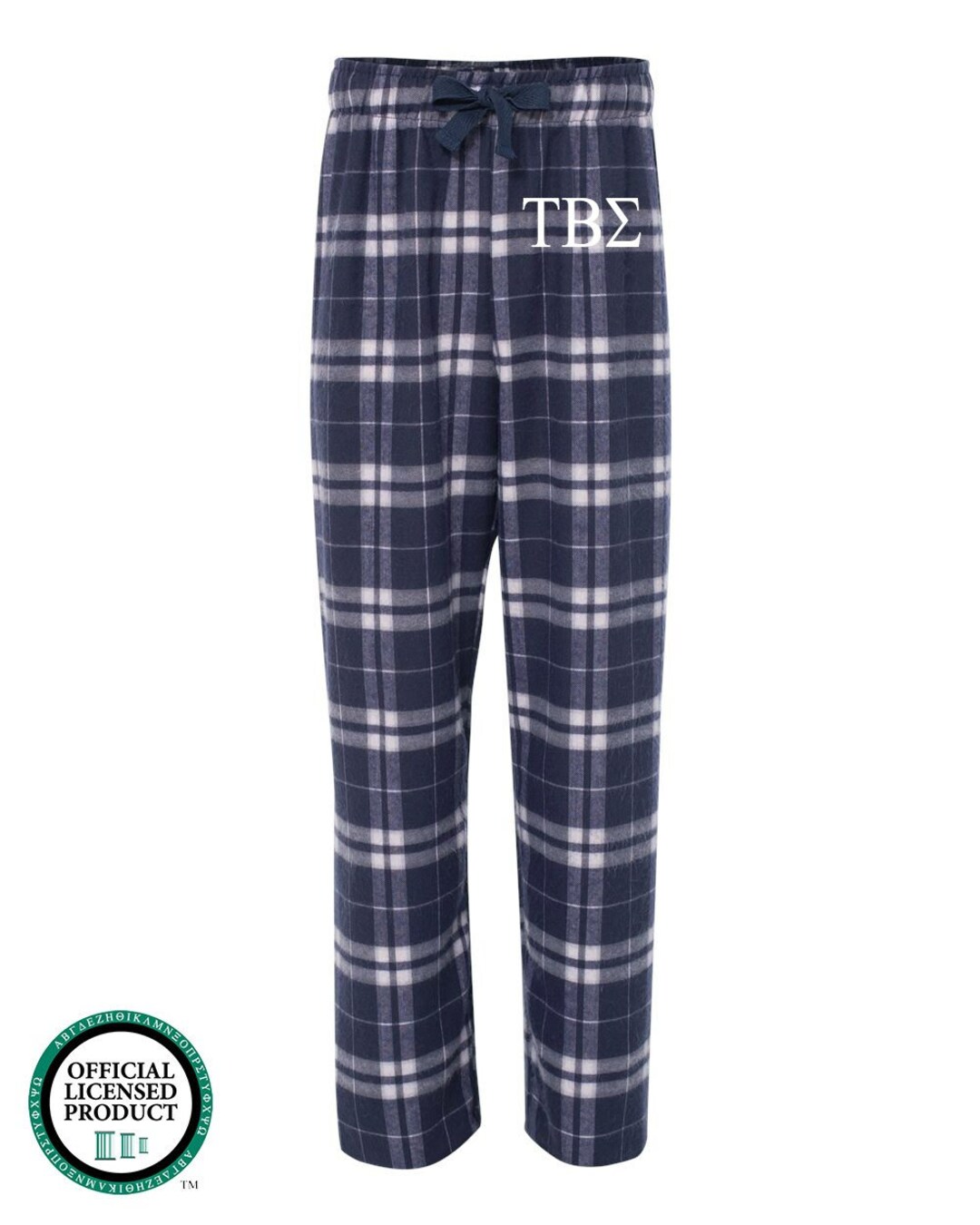 Tau Beta Sigma, TBS Fraternity Flannel Pajama Pants, Sleepwear ...