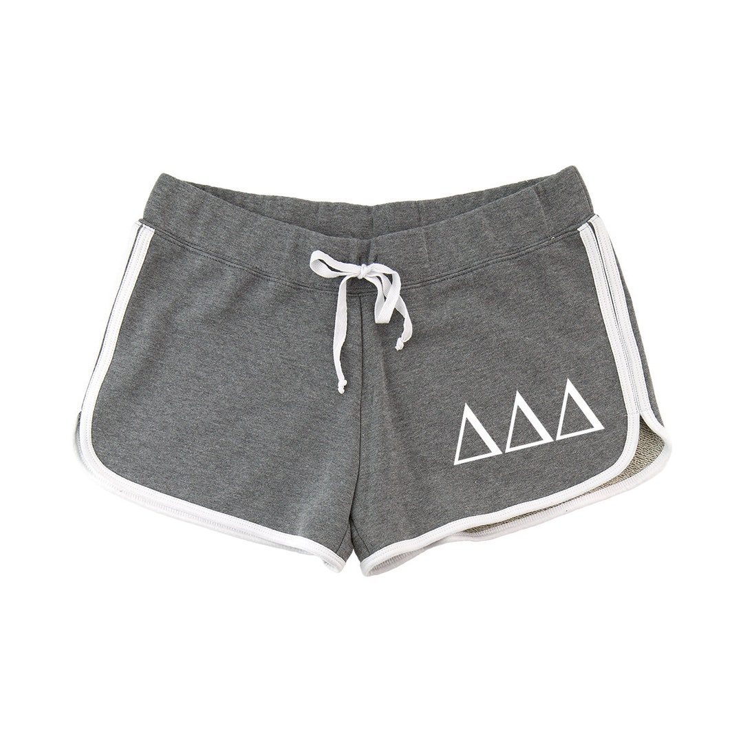 Delta Delta Delta, Relay Shorts, Delta Delta Delta Dolphin Shorts, DDD ...