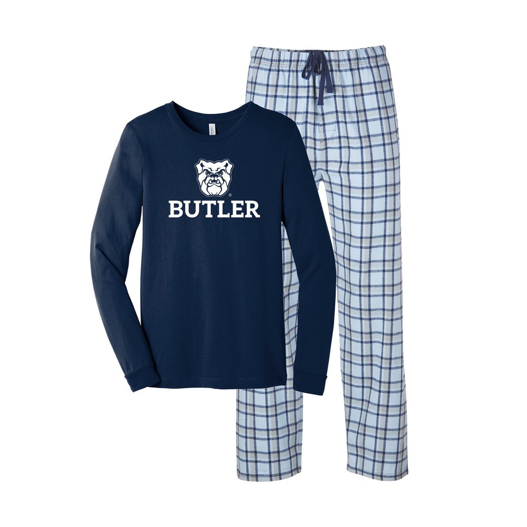 Butler University Flannel Pajama Set, Butler Bulldogs Pj Set ...