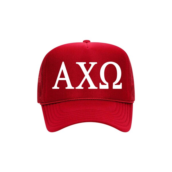 Alpha Chi Omega Trucker Hat - Etsy