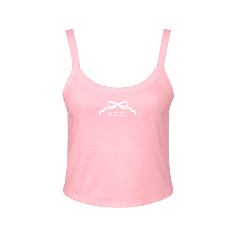 Delta Zeta Cropped Tank Top: Dee Zee Sorority Apparel - Etsy