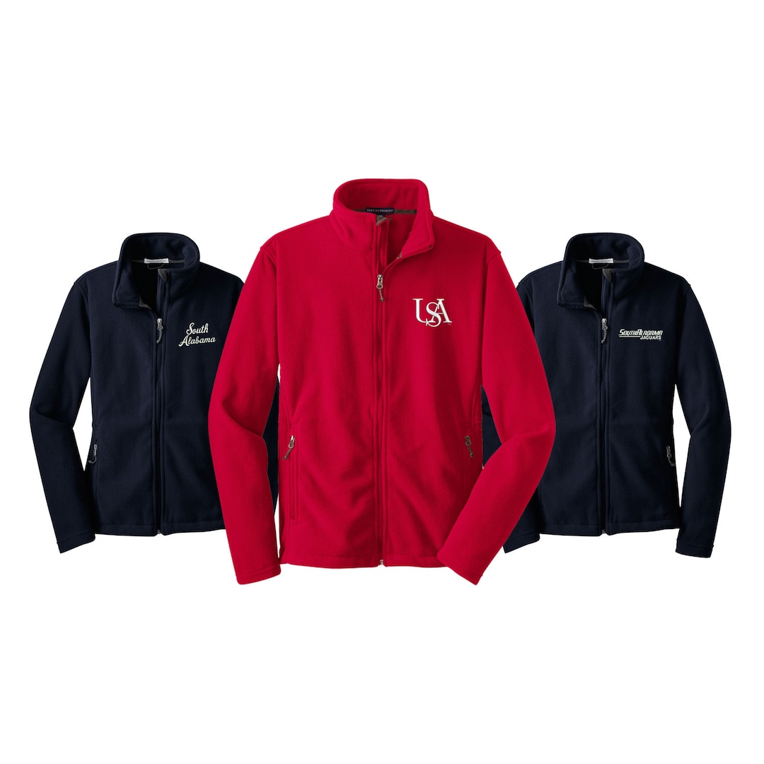 Embroidered South Alabama Fleece Jacket: USA Jaguars Apparel - Etsy