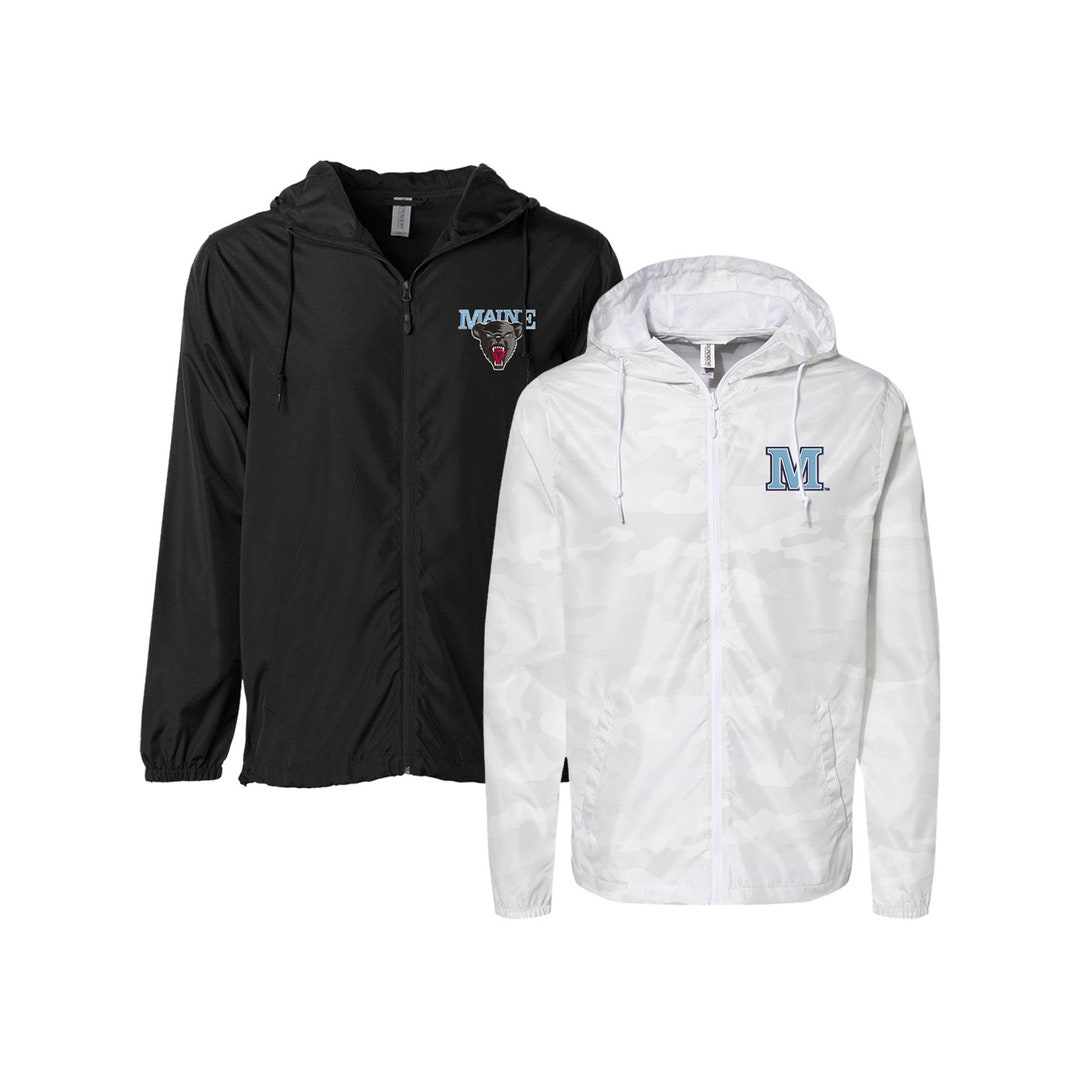 University of Maine, Windbreaker Jacket Embroidered With Choice of ...