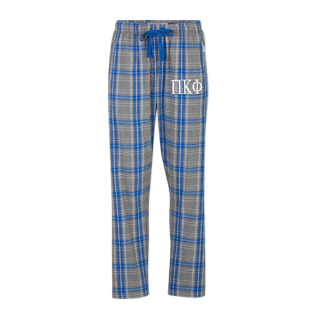 Pi Kappa Phi Flannel Pants, Greek Letter Loungewear, Officially ...
