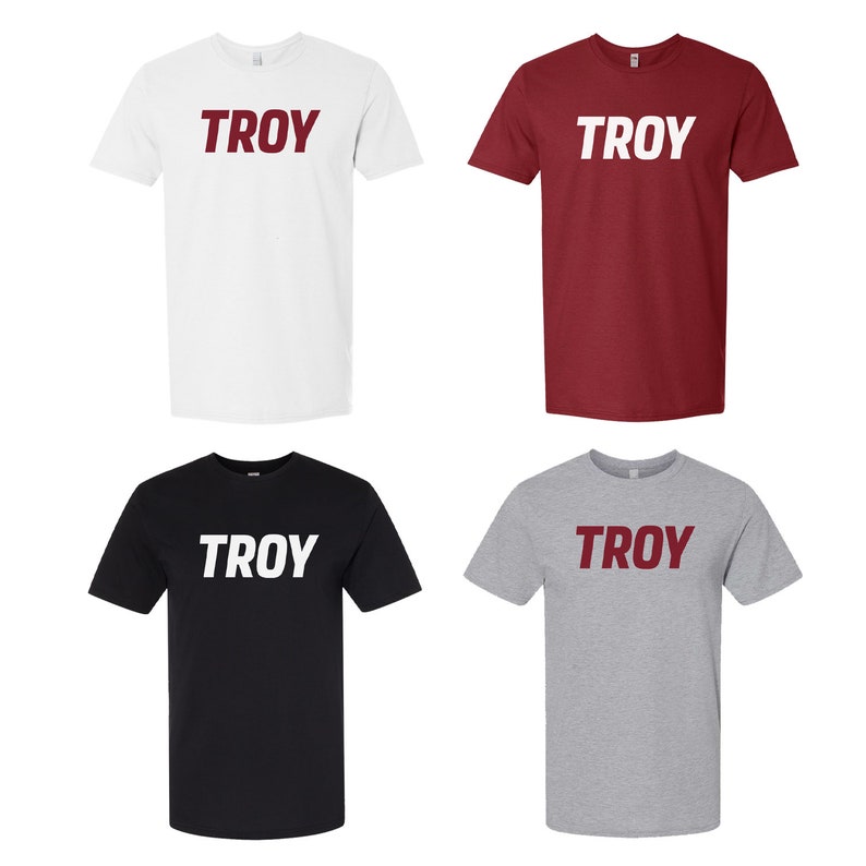 Troy University Short Sleeve T-shirt - Etsy
