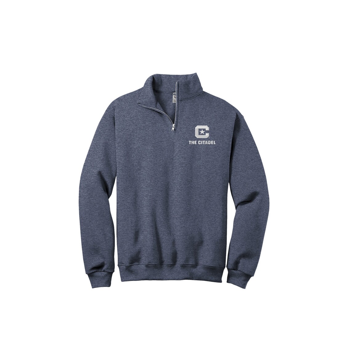 The Citadel Quarter Zip Sweatshirt Embroidered Qzip Cadet - Etsy
