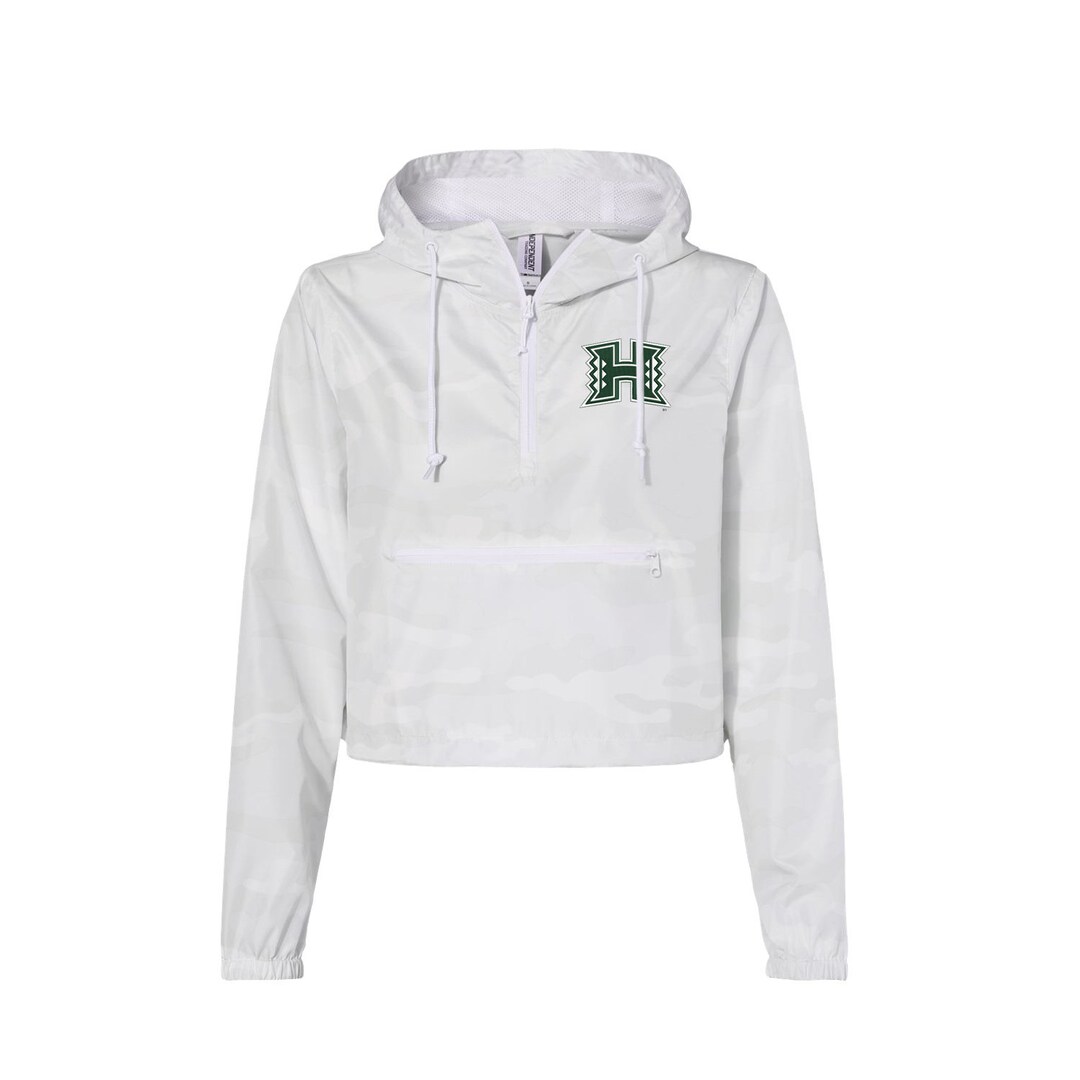 University of Hawaii Crop Windbreaker: Lightweight Anorak Jacket - Etsy
