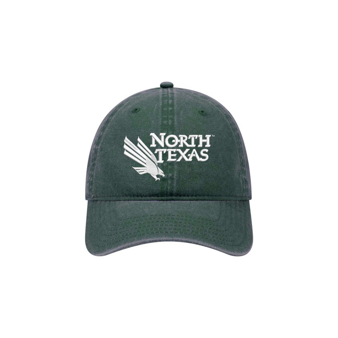 University of North Texas Baseball Hat, UNT Mean Green Eagles Garment ...