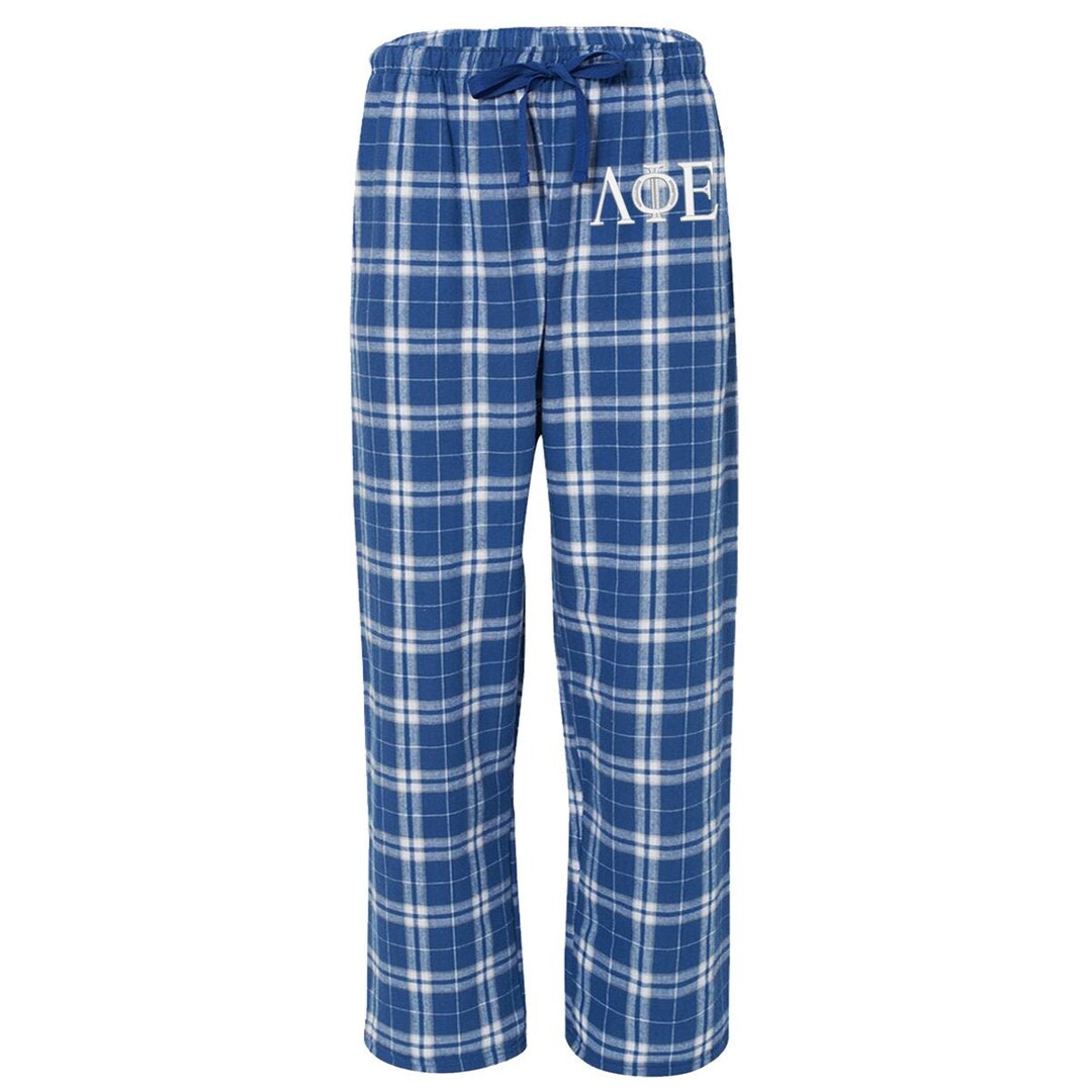 Lambda Phi Epsilon, Flannel Pants, LFE Fraternity Loungewear Sleepwear Pajamas Comfy Pj Pants ...