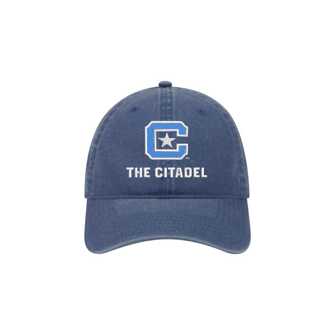 The Citadel, Baseball Hat, Bulldogs Garment Dyed Beach Washed Cap, High ...
