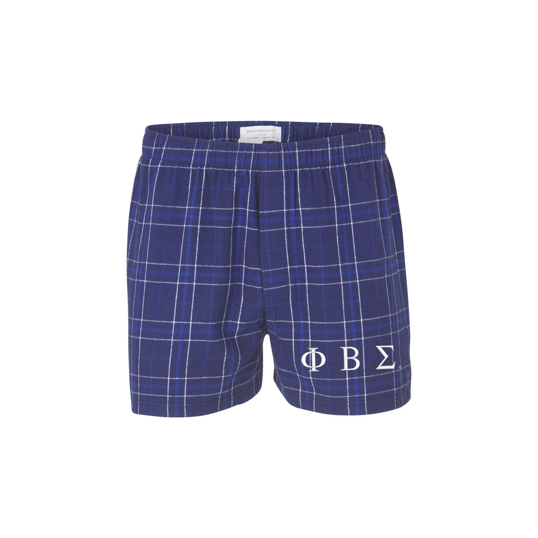 Phi Beta Sigma Boxer, FBS Fraternity Pajama Bottoms, Pj Shorts, Greek ...
