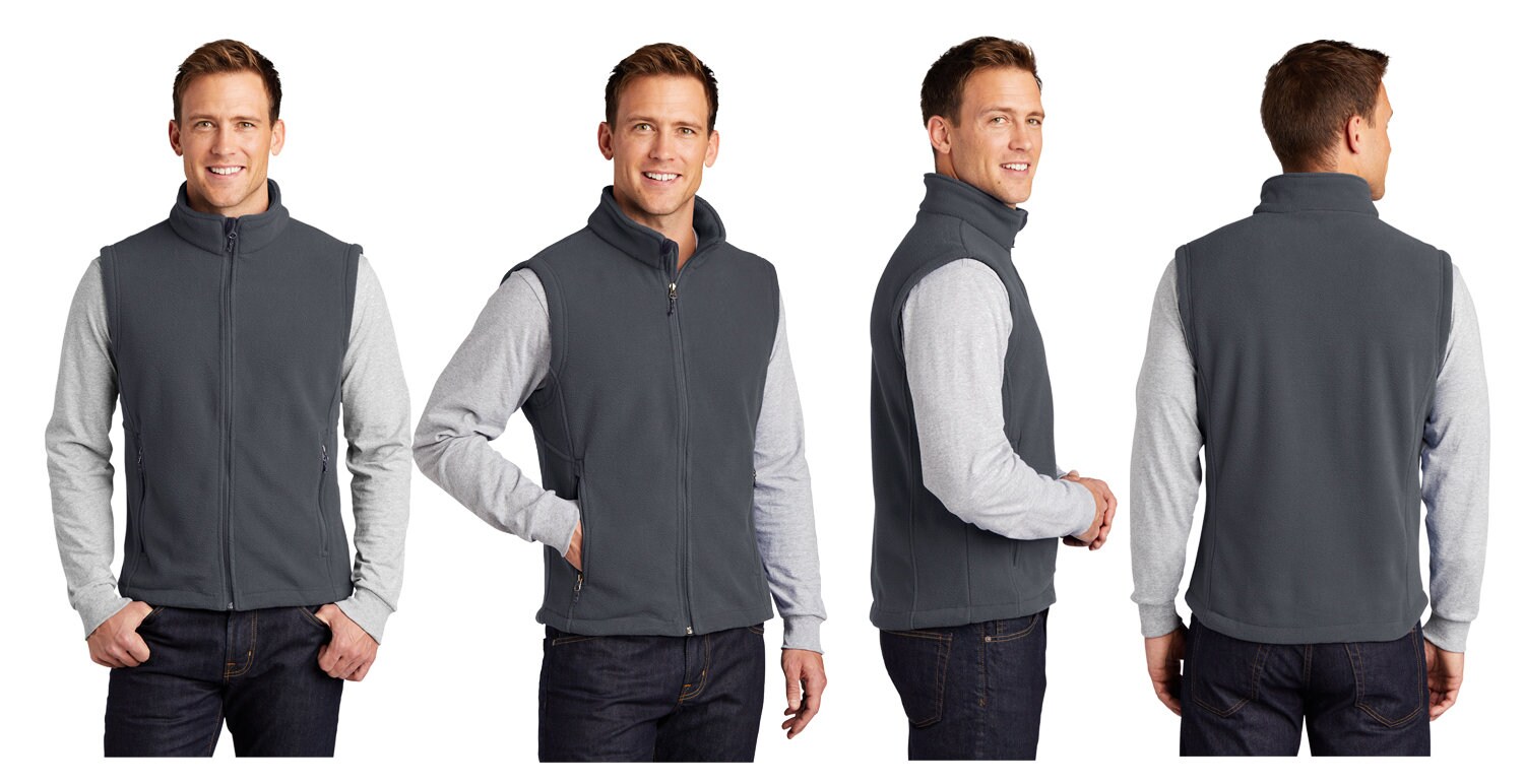 Pi Kappa Phi Fleece Vest, Embroidered Greek Letters, PKF Outerwear - Etsy