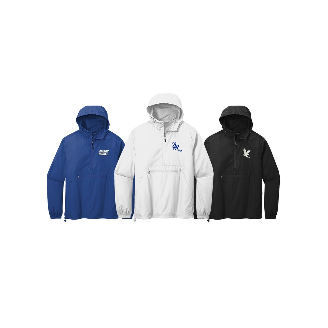 Embry-riddle Aeronautical University, Windbreaker Embroidered With ...