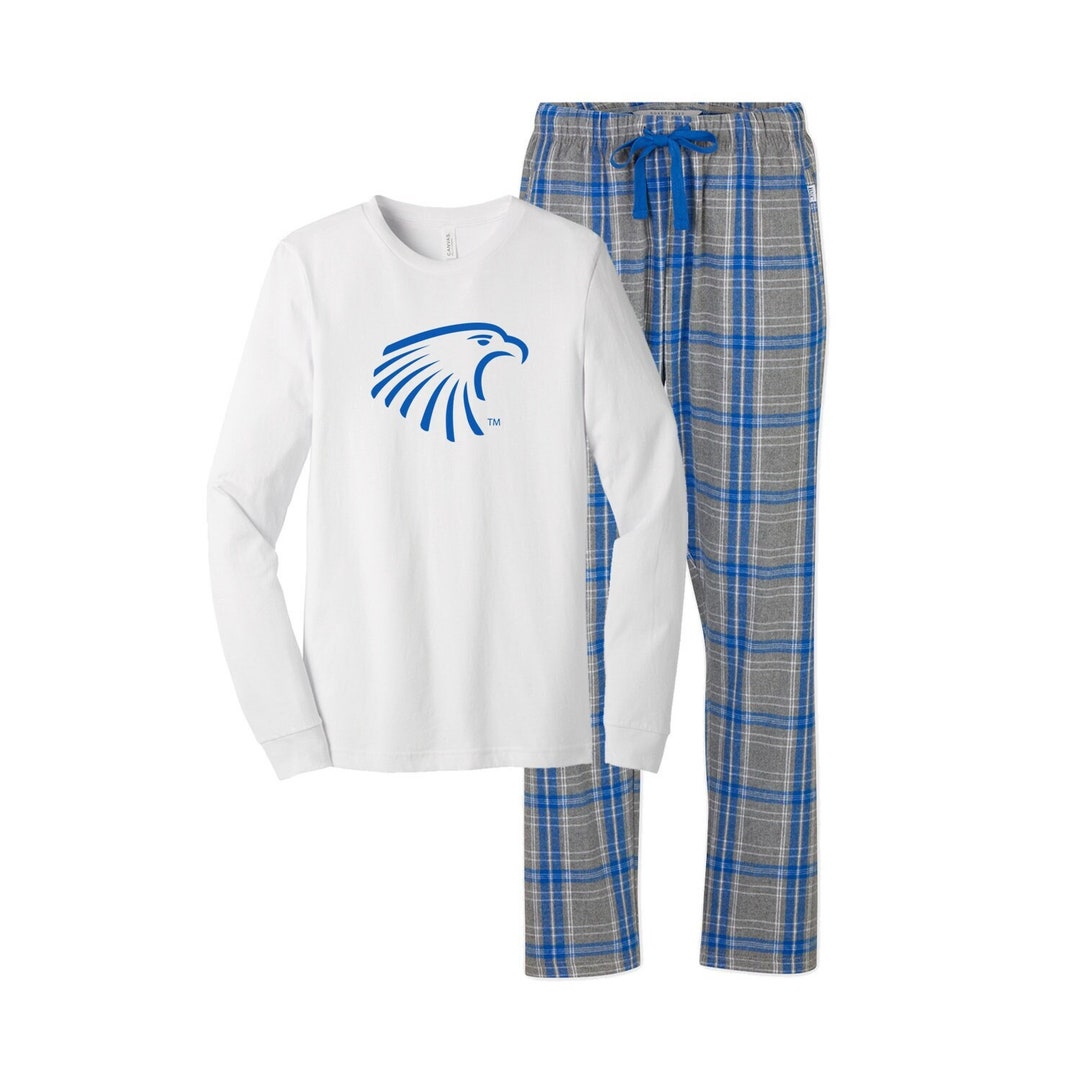 ERAU Eagles Flannel Pajama Set: Embry Riddle Sleepwear - Etsy